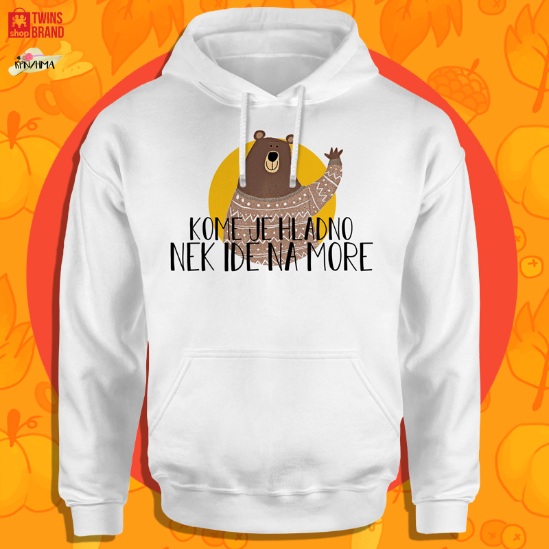 KOME JE HLADNO, BELI DUKS SA KAPULJAČOM - Twins Brand