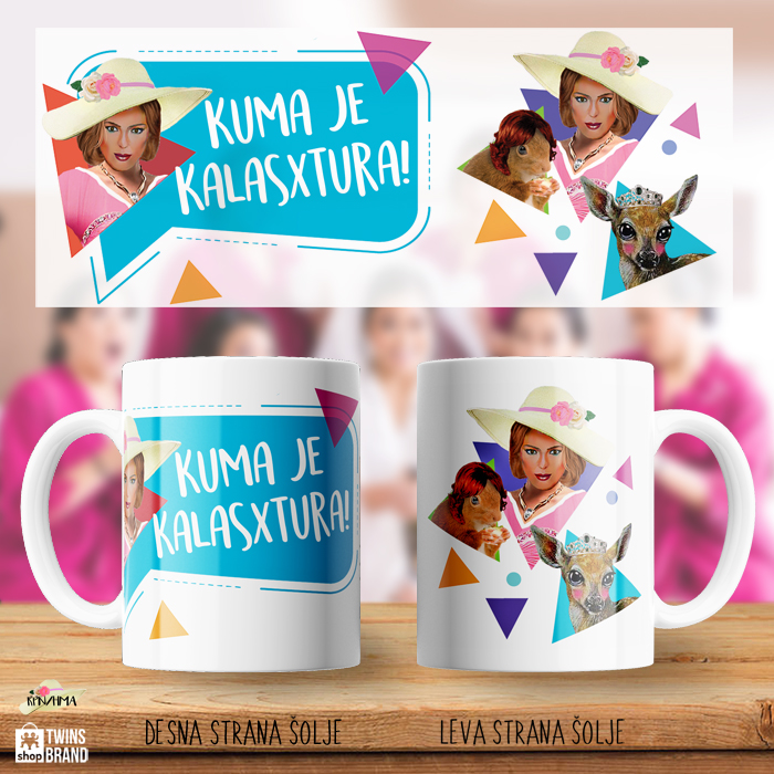 KUMA JE KALASTURA, ŠOLJA - Twins Brand